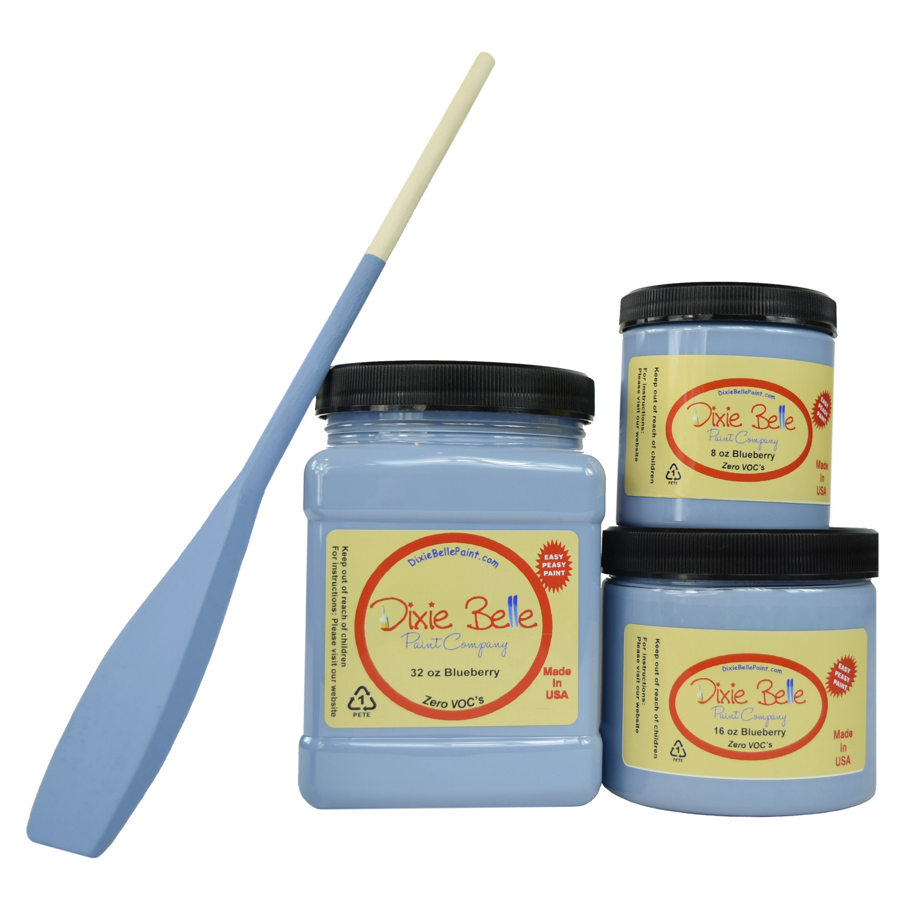 BLUEBERRY Periwinkle Blue Dixie Belle Chalk Mineral Paint Light Blue ...