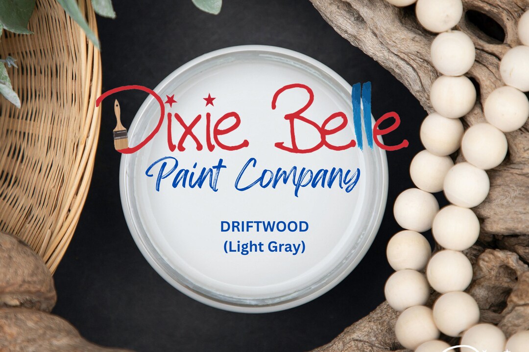 DRIFTWOOD - Dixie Belle Chalk Mineral Paint - Light Gray - Furniture ...