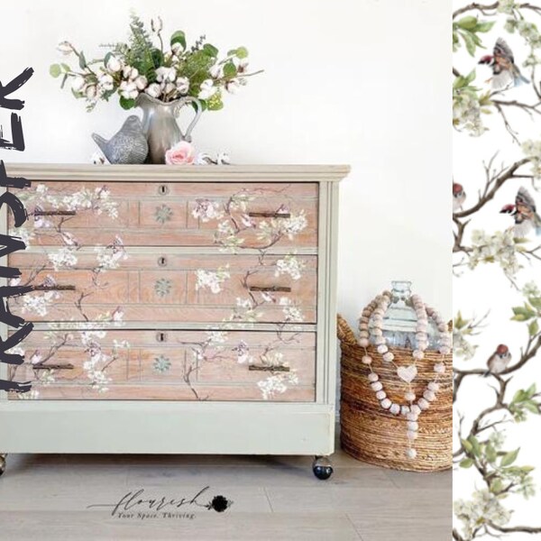 Redesign With Prima Blossom Transfer - Etsy