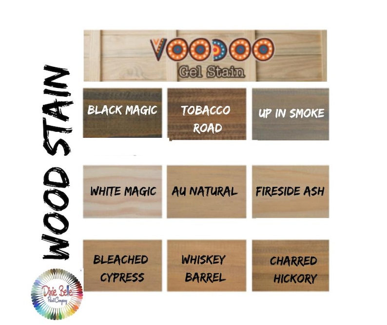 VOODOO GEL STAIN - Dixie Belle - Wood Stain - Waterbased Gel Stain - Etsy