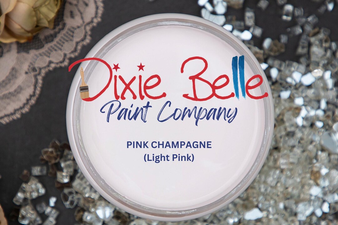 PINK CHAMPAGNE - Dixie Belle Chalk Mineral Paint - Light Pink ...