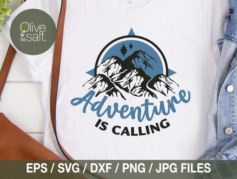 Adventure is Calling Svg, Adventure Svg, Mountains Svg, Camping Svg ...