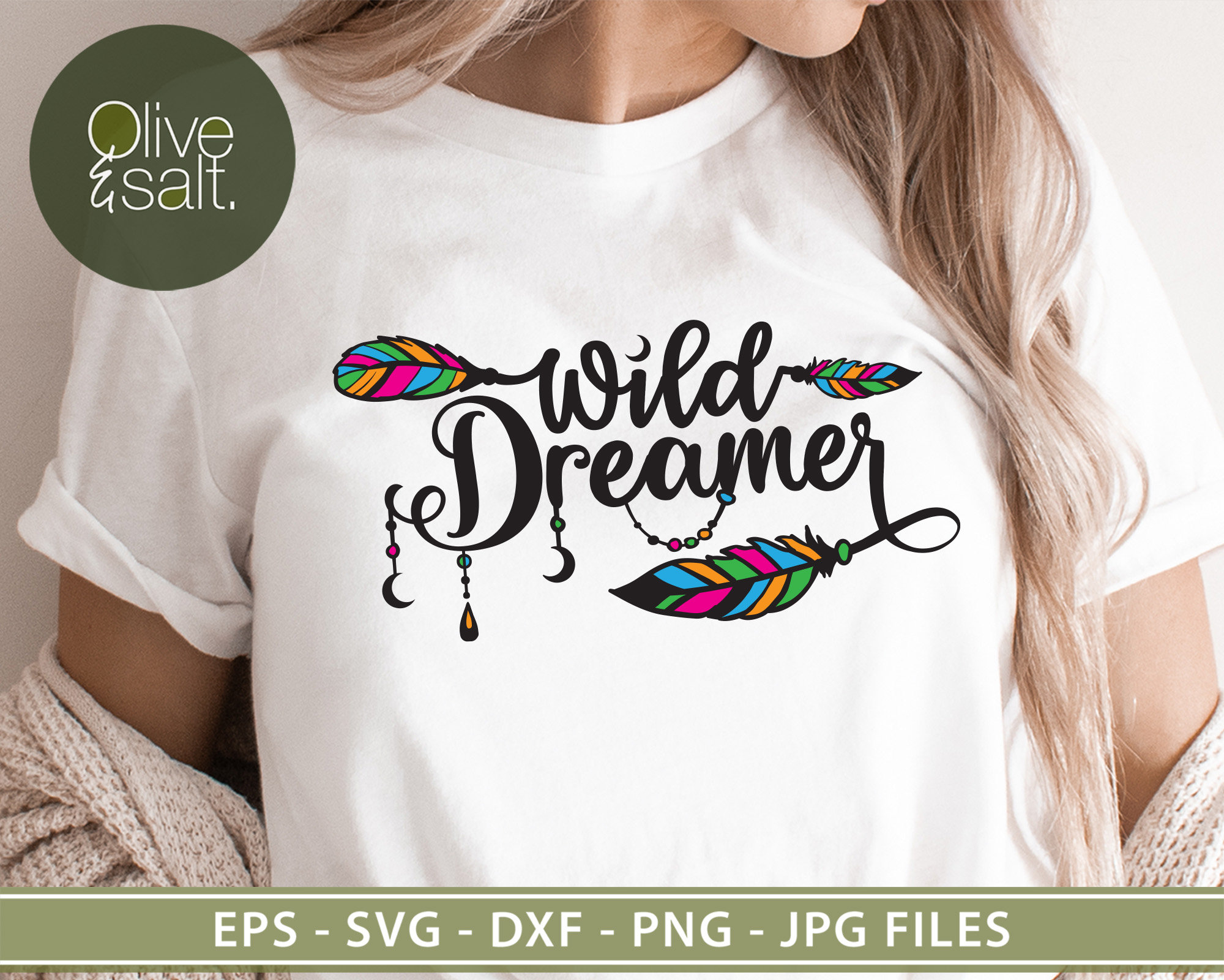 Wild Dreamer Svg, Dreamer Svg, Boho Svg, Wild and Free Svg ...