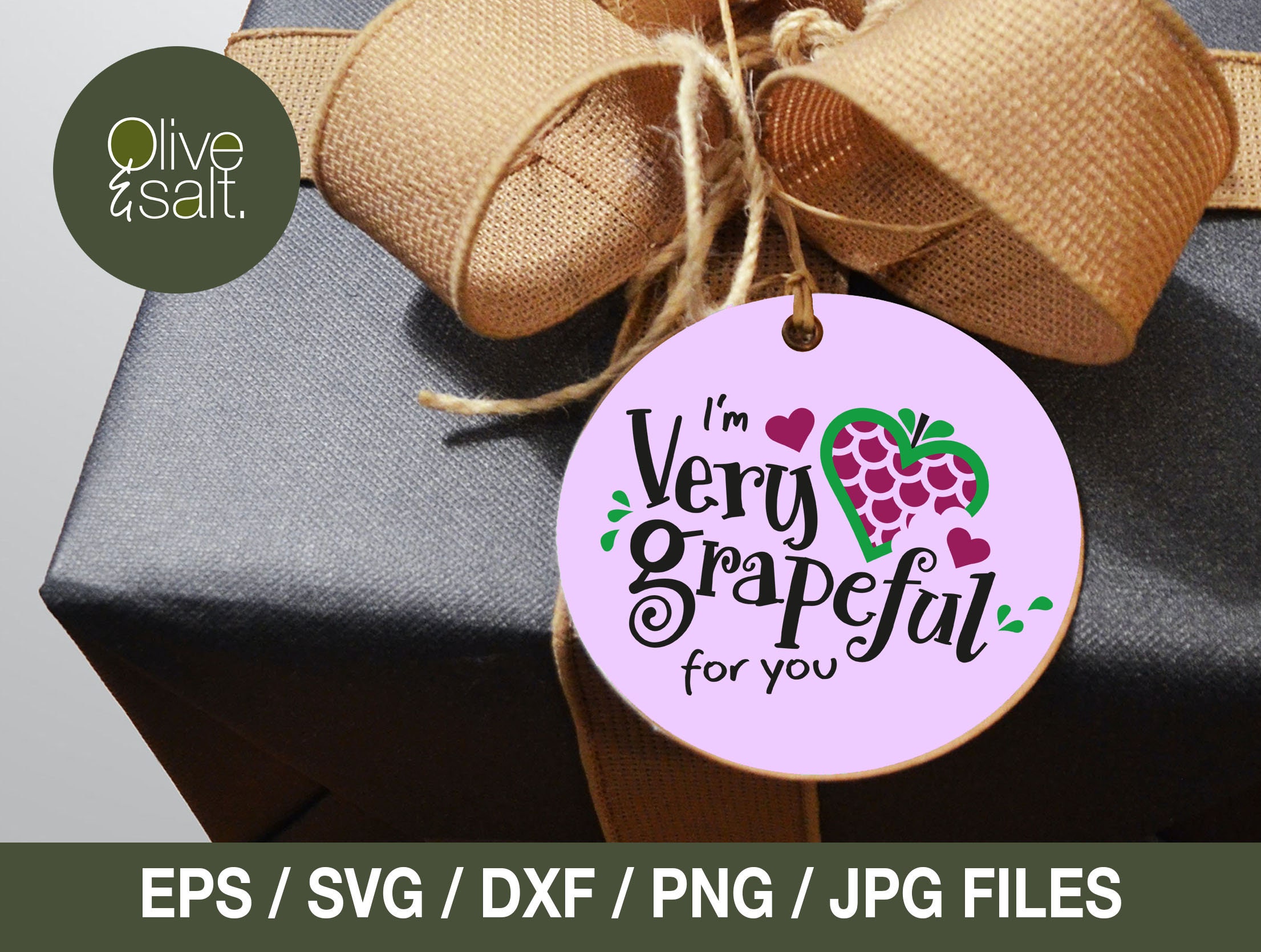 Grape SVG Grateful Svg Fruit Svg Food Quote Svg Funny Pun - Etsy