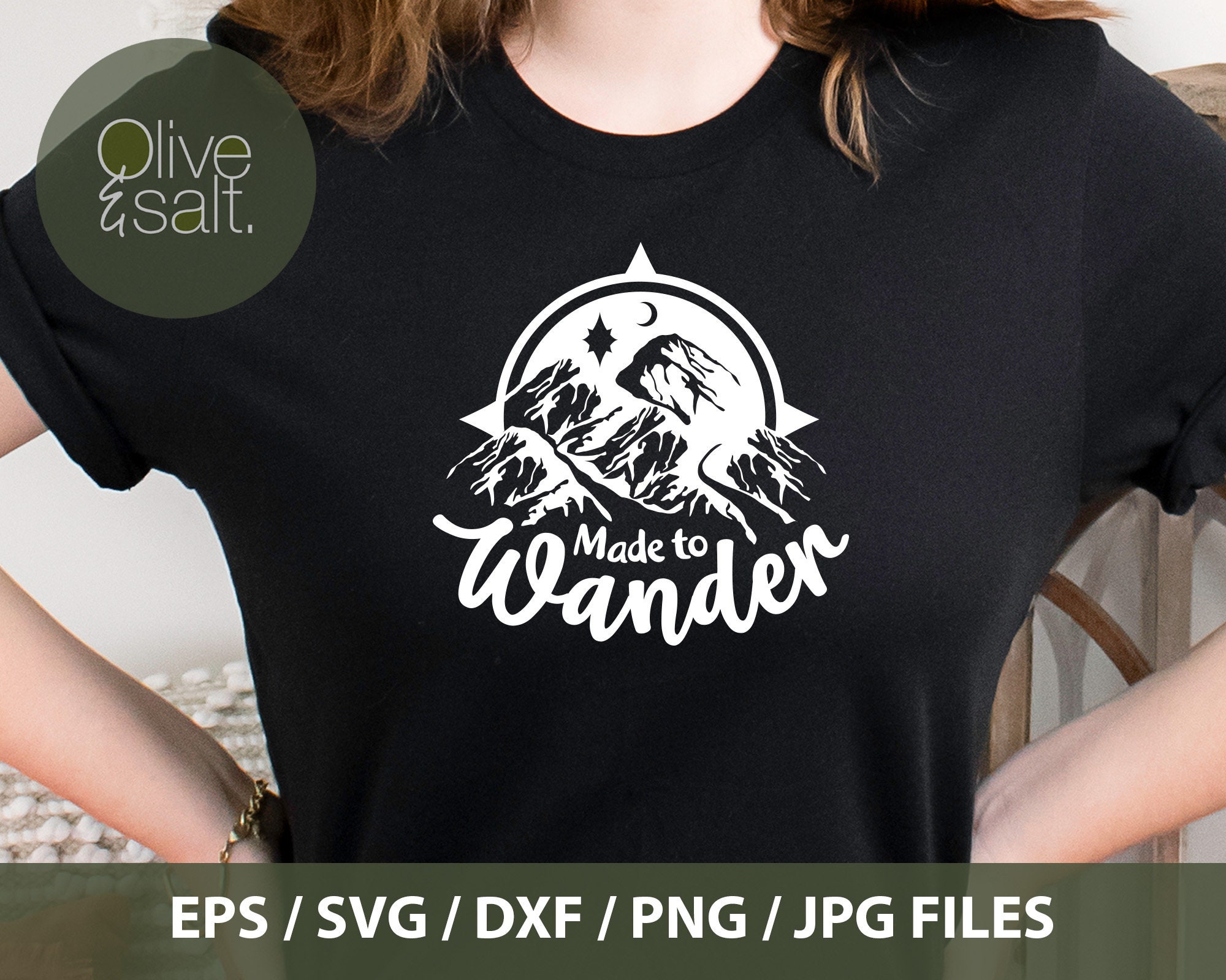 Wander Svg Adventure Svg Made to Wander Svg Mountains Svg | Etsy