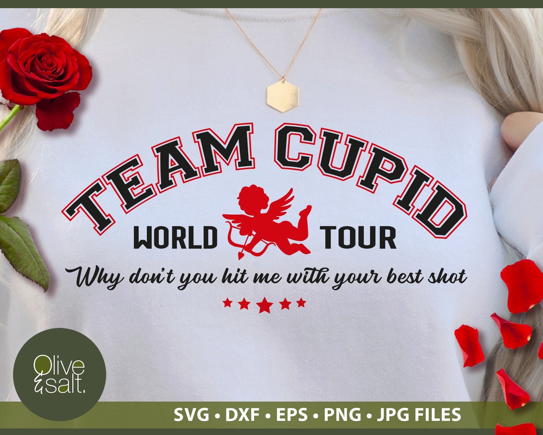 Valentines Day SVG, Team Cupid SVG, Valentine Shirt SVG, Cupid ...