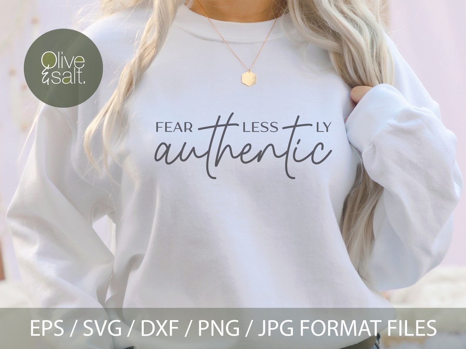 Fearless Svg Authentic Svg Fearlessly Authentic Svg - Etsy
