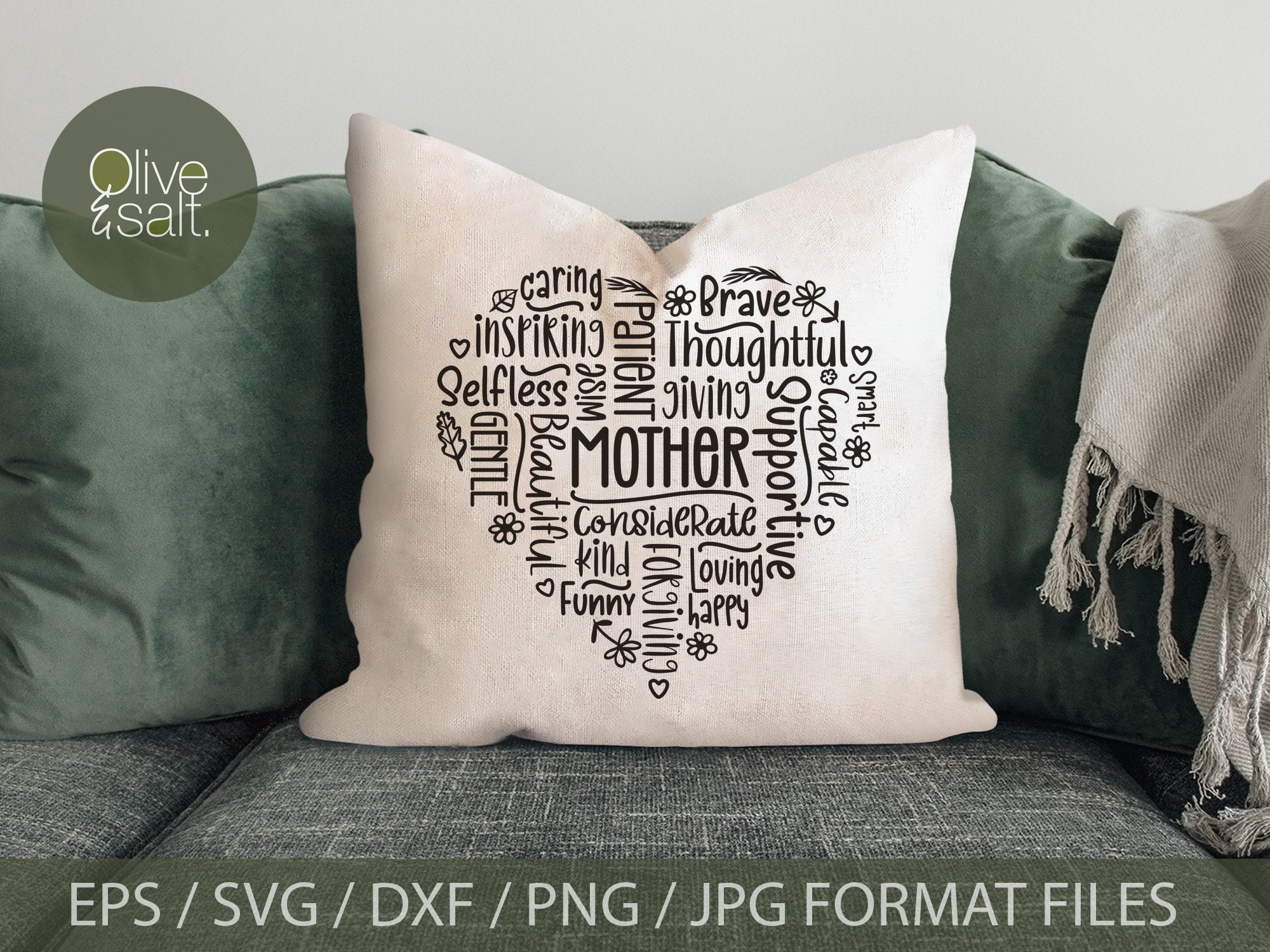 Mother Svg Mothers Day Svg Mom Svg Mom Gift Svg Word Art | Etsy