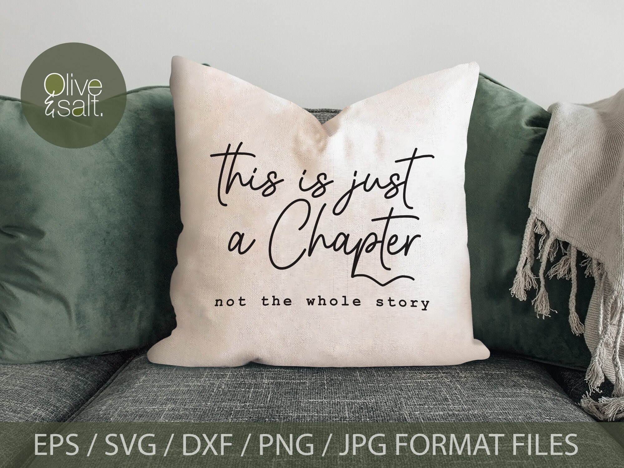 This is Just a Chapter Not the Whole Story Svg, Positive Svg, Tshirt ...