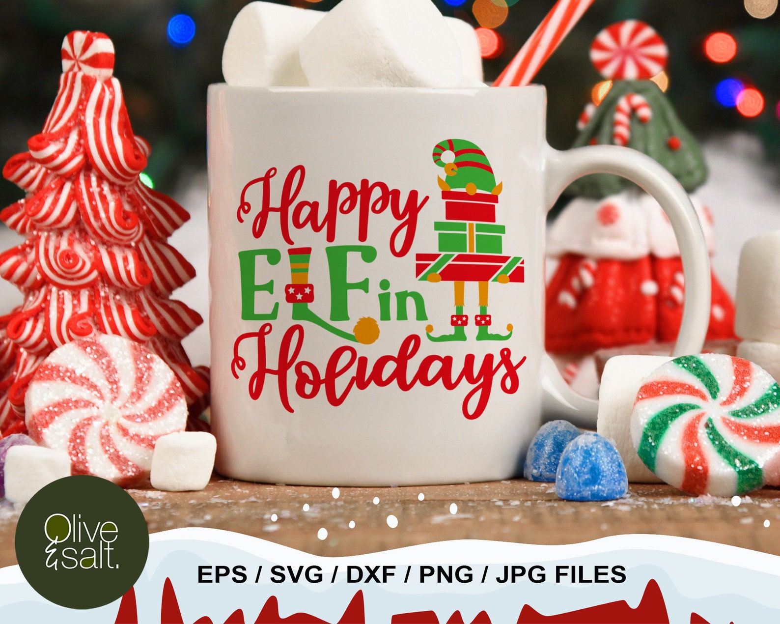 Christmas Elf Svg Bundle Elf Monogram Svg Funny Elf Svg | Etsy