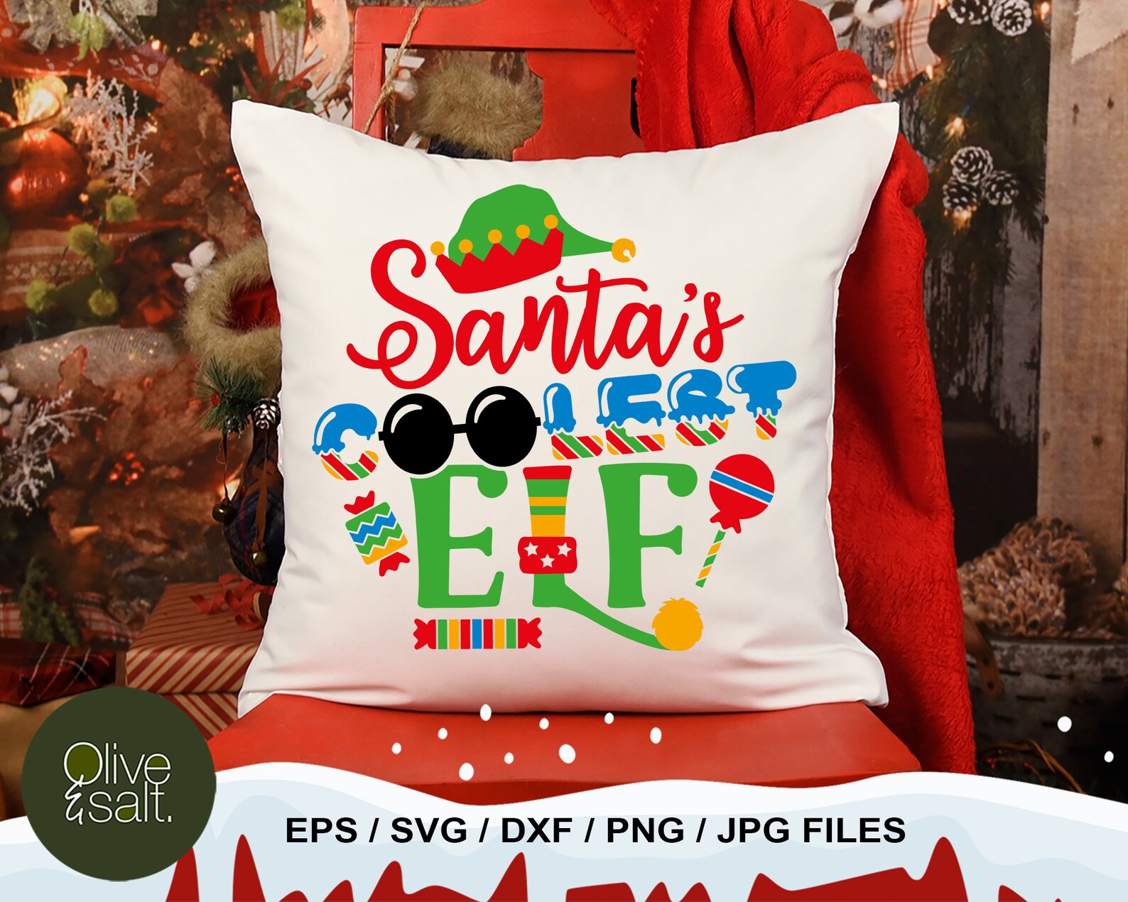 Christmas Elf Svg Bundle Elf Monogram Svg Funny Elf Svg | Etsy