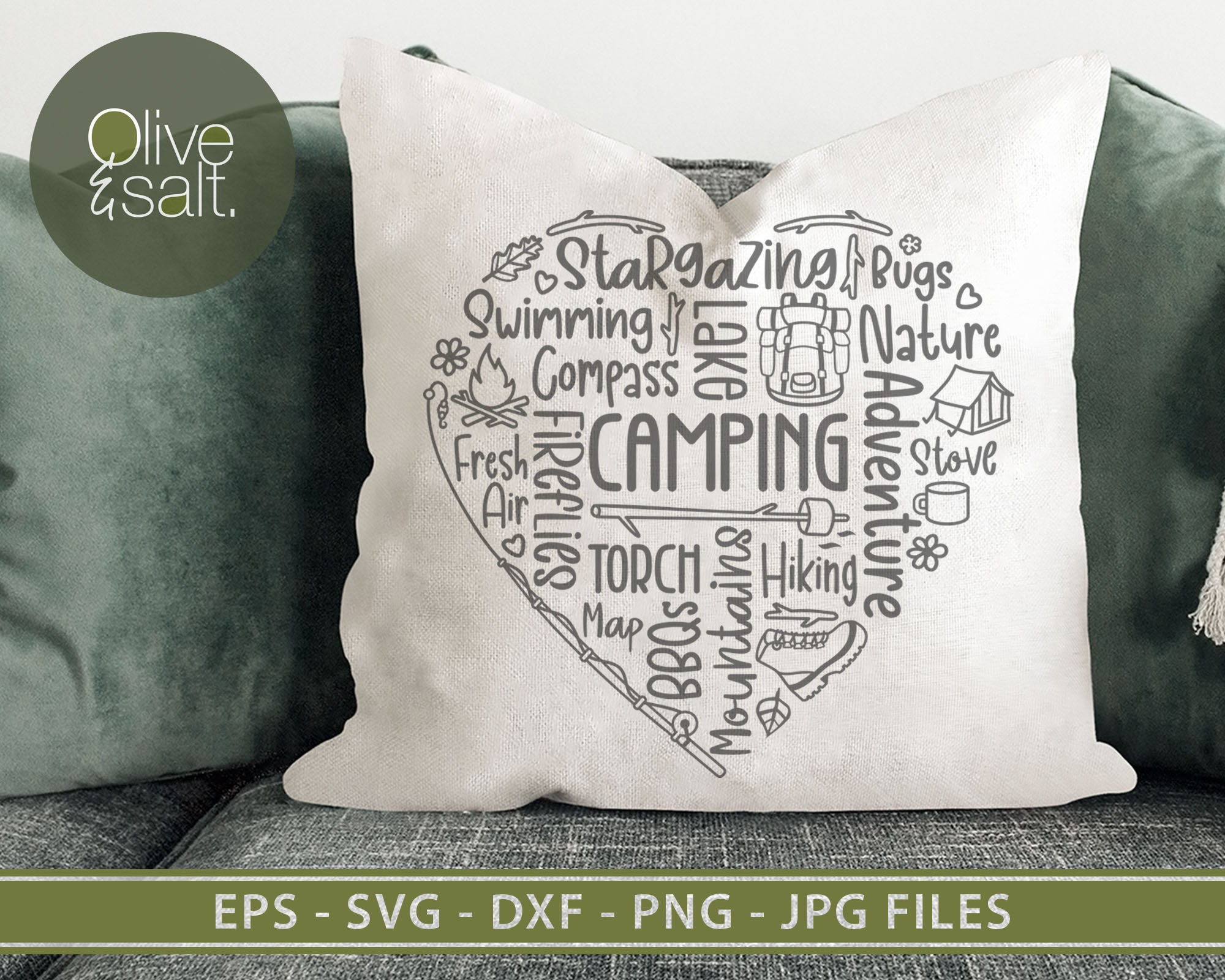 Camping Svg Camping Word Art Svg Adventure Svg Camping | Etsy