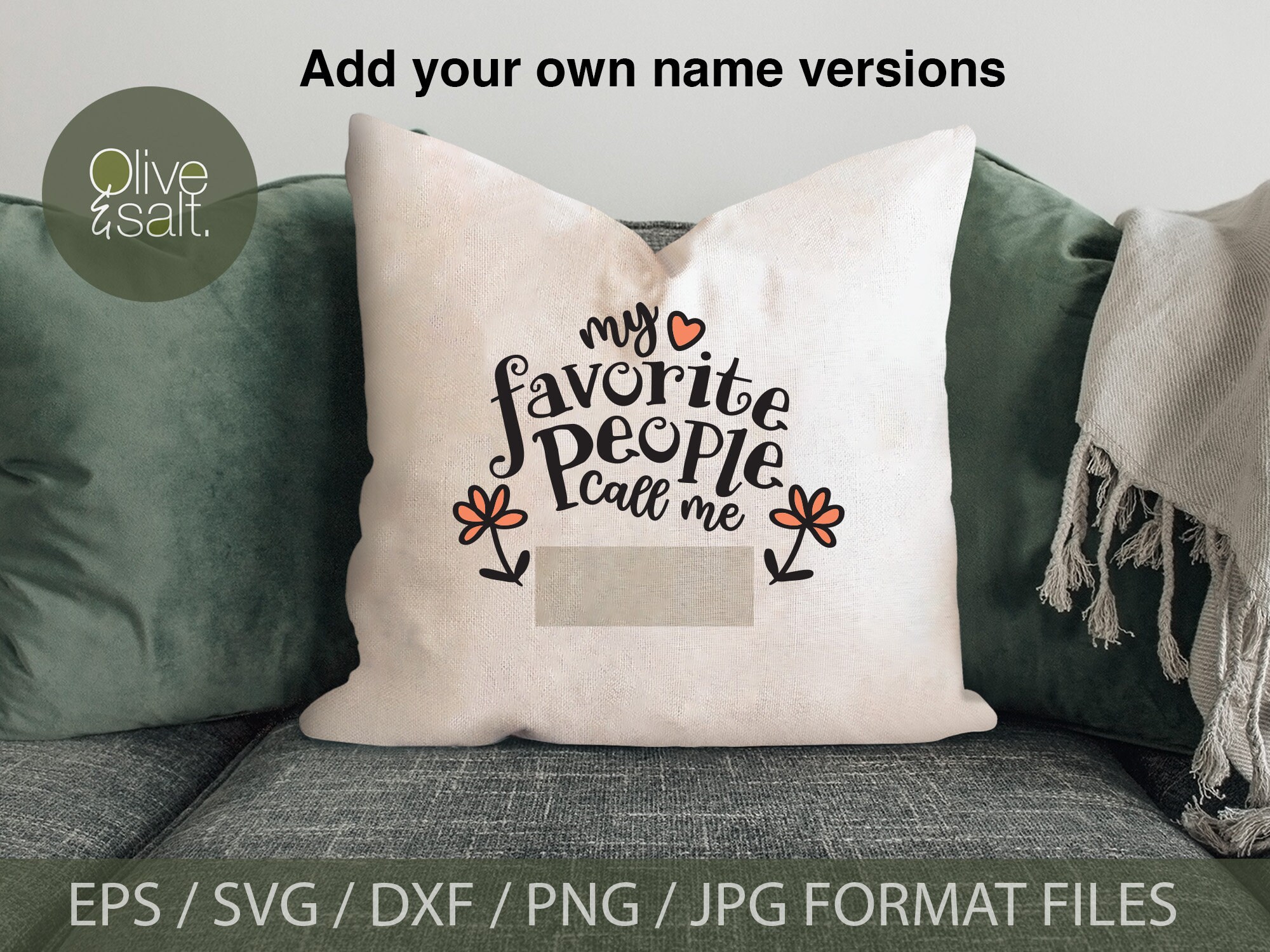 My favorite people call me svg bundle Nana svg Grandma svg | Etsy