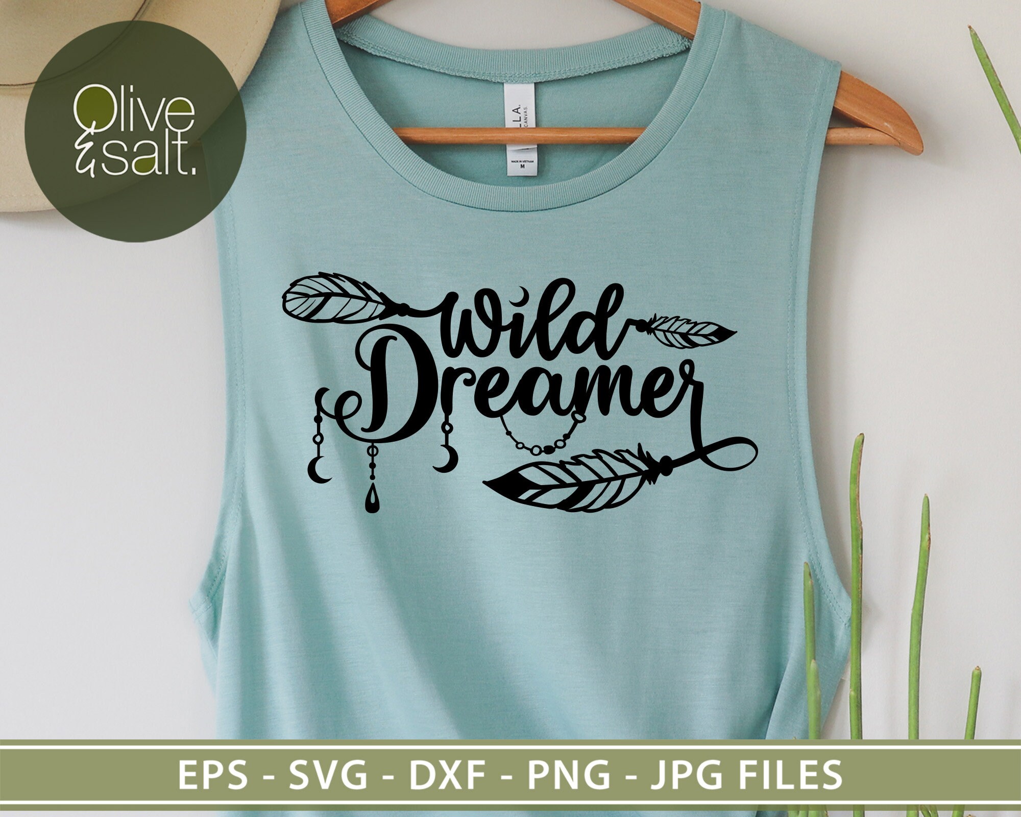 Wild Dreamer Svg, Dreamer Svg, Boho Svg, Wild and Free Svg ...