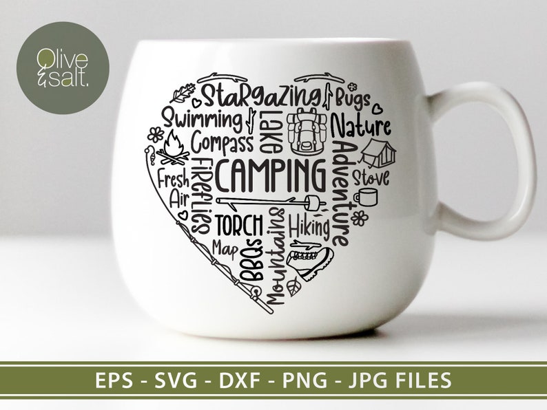 Camping Svg Camping Word Art Svg Adventure Svg Camping | Etsy