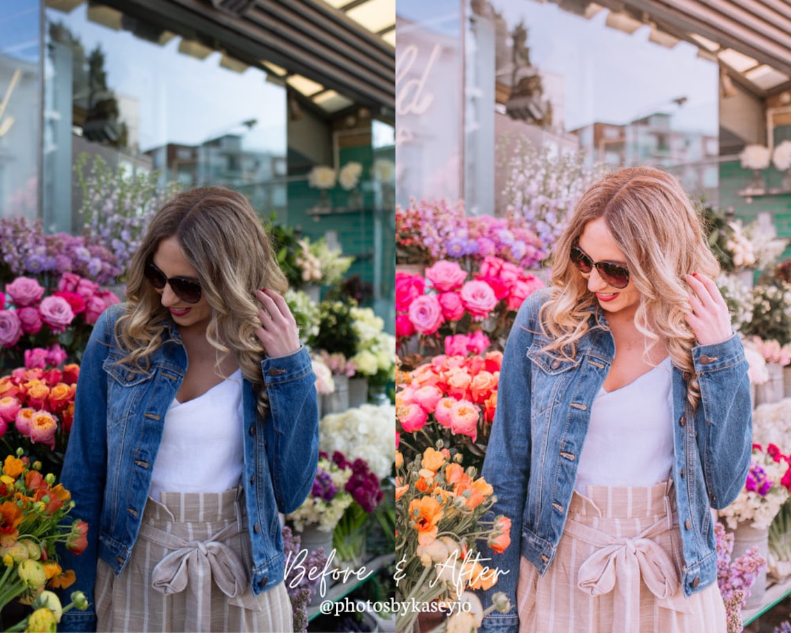 5 Soft Pink Mobile Lightroom Presets Dreamy Pastel Photo | Etsy