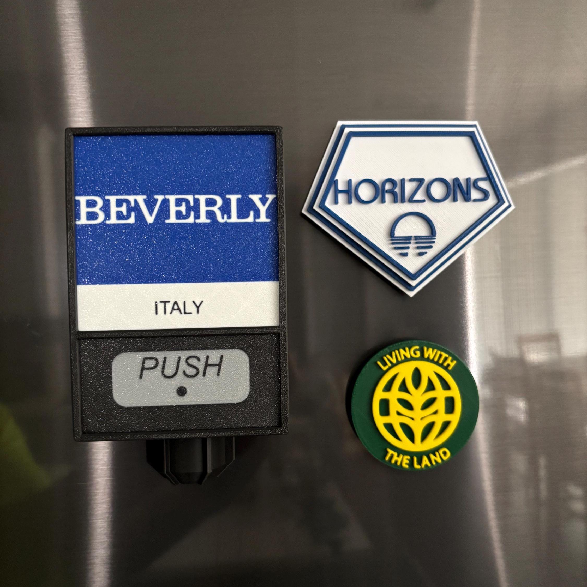 EPCOT Beverly Soda Dispenser Fridge Magnet - Disney Inspired Decor ...