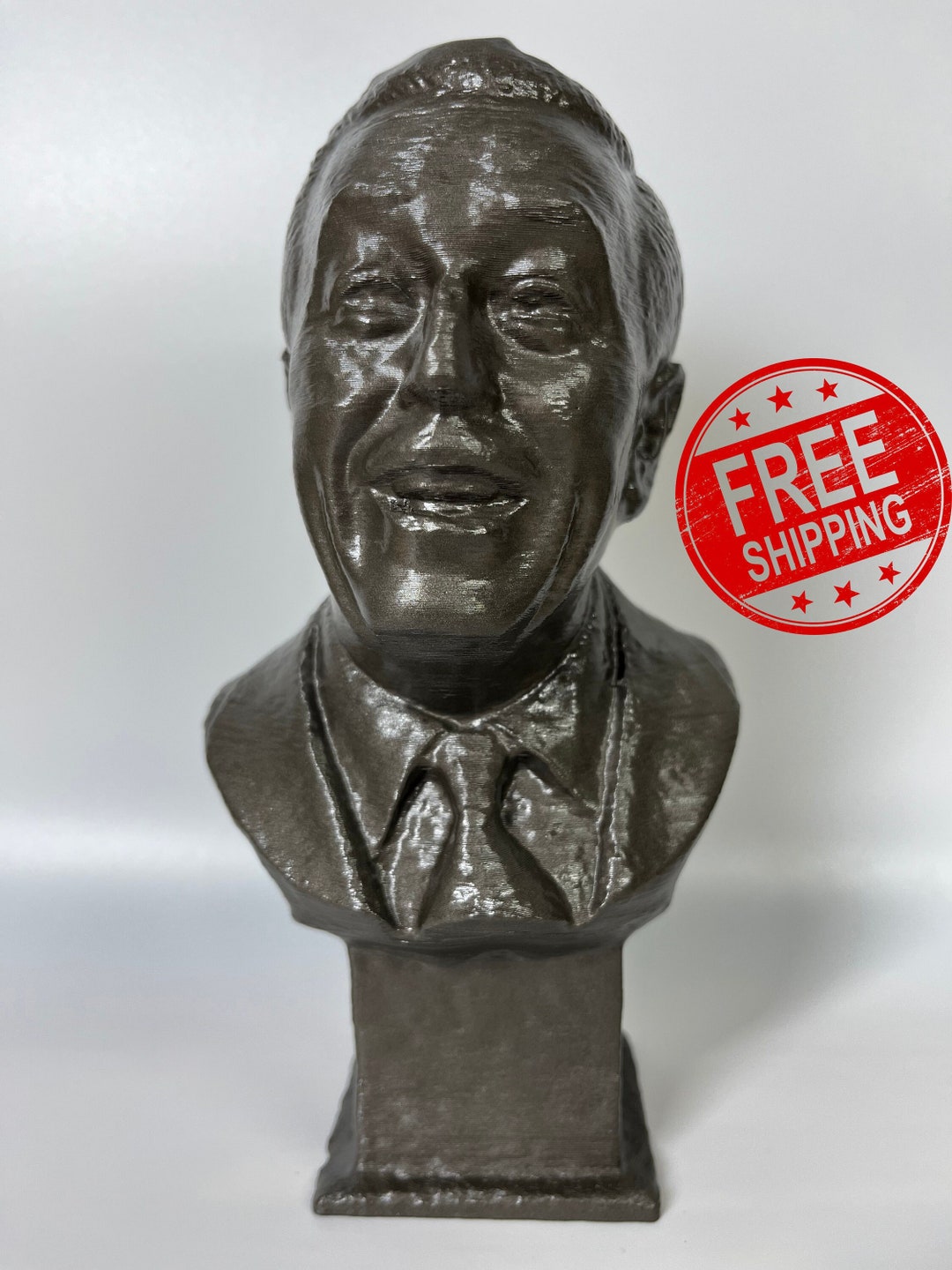Walt Disney Bust Miniature - Hand-painted Bronze Replica for Disney ...