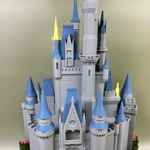 Cinderella Castle 3D Model With Fireworks Projection | Disney ...