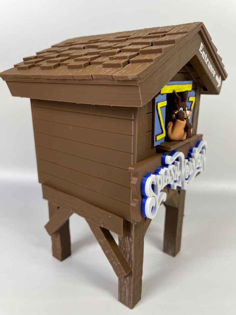 Splash Mountain Hand Painted Brer Rabbit Entrance House With - Etsy