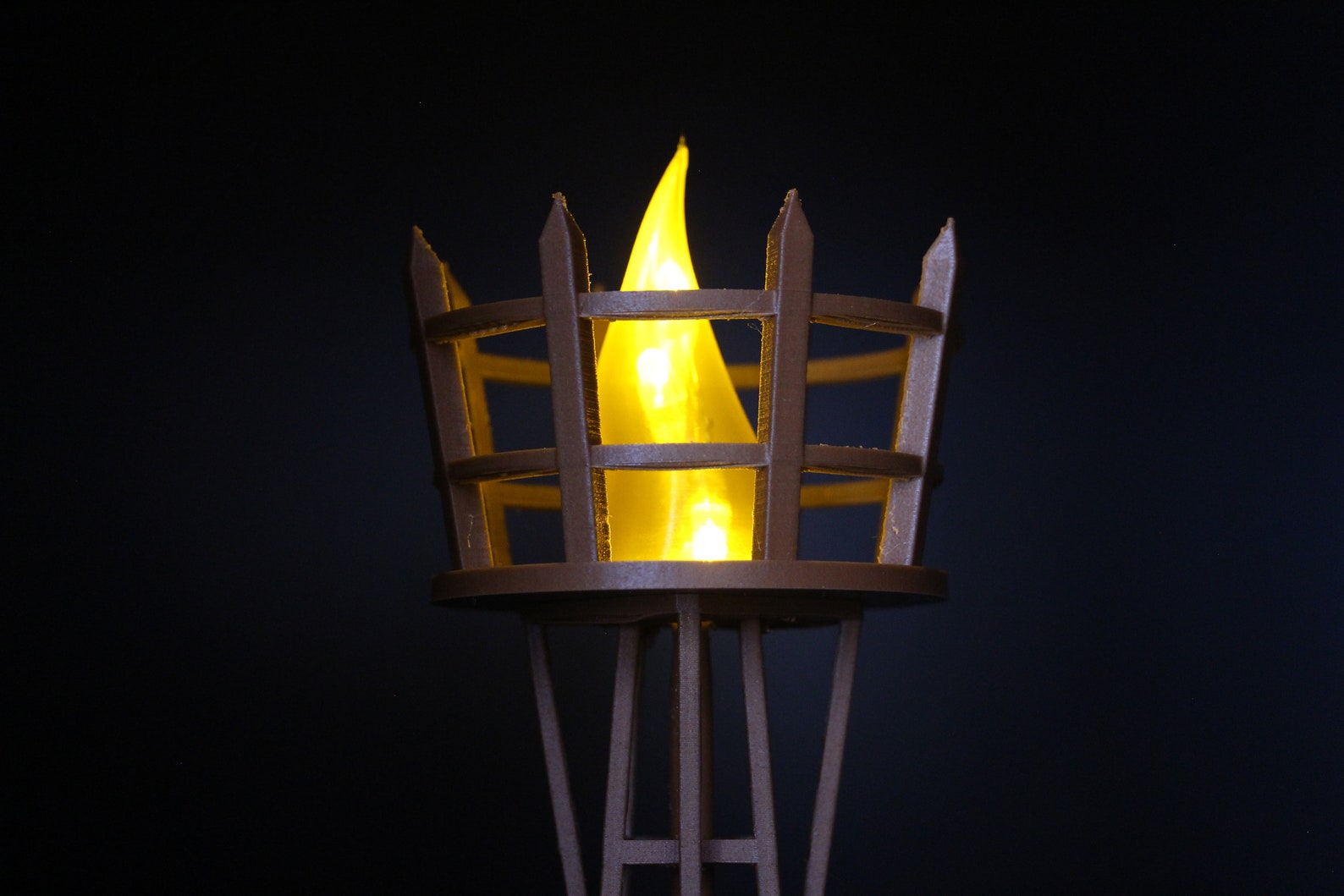 Illuminations Epcot Torch With Flickering LED Flame and Sound | Etsy