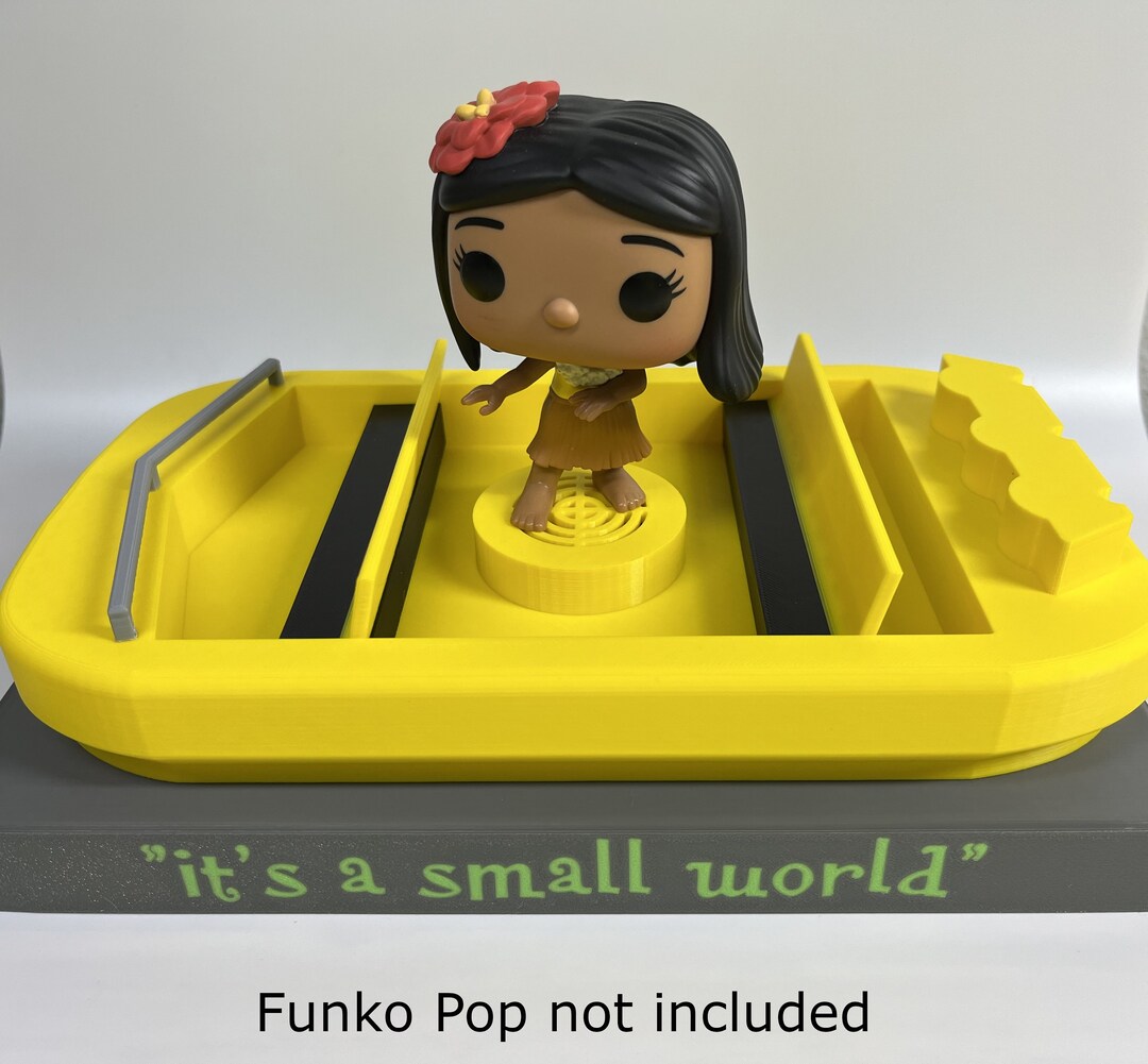 Huge 'it's a Small World' Funko Pop Display Boat With Full Soundtrack ...