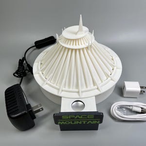 Space Mountain Model With Working Lights and Choice of Soundtrack ...