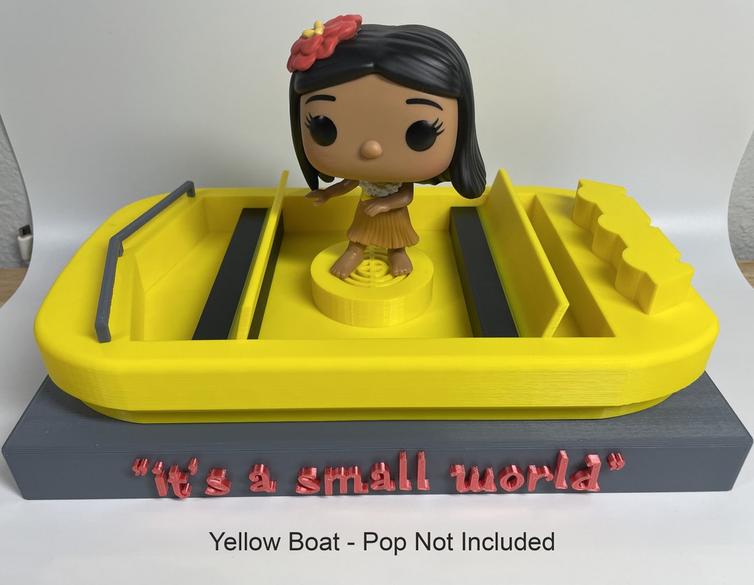 Huge 'it's a Small World' Funko Pop Display Boat - Etsy