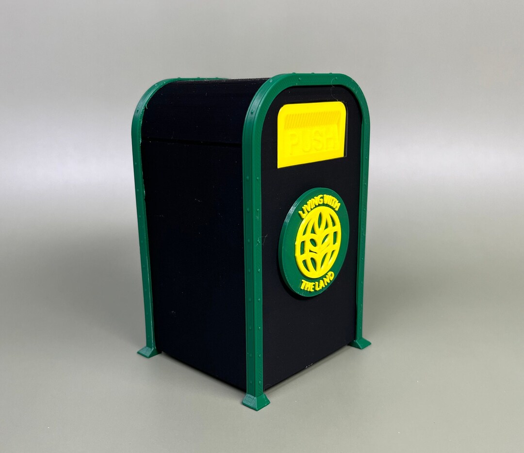 Living With the Land Trash Can With Onboard Audio and Rechargeable ...
