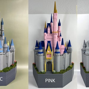 Cinderella Castle 3D Model With Fireworks Projection | Disney ...
