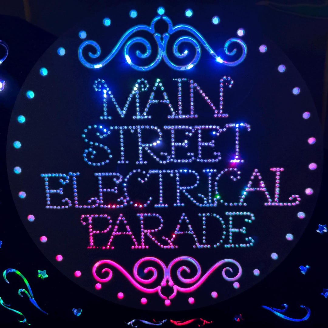 Main Street Electrical Parade Float With 120 LED Twinkling Lights and ...