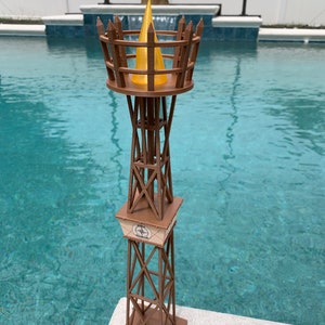 Illuminations Epcot Torch With Flickering LED Flame and Sound Watch ...