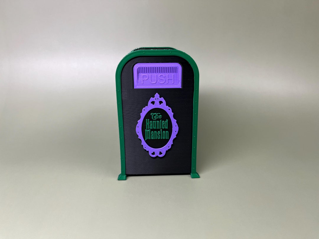 Haunted Mansion Trash Can With Onboard Audio and Rechargeable Battery ...