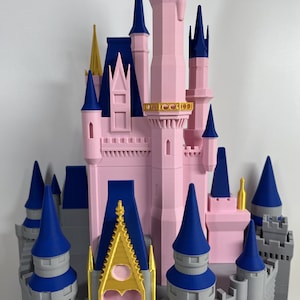 Cinderella Castle 3D Model With Fireworks Projection | Disney ...