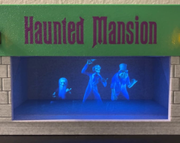 Haunted Mansion Mausoleum With Pepper's Ghost Effect and Flickering LED ...