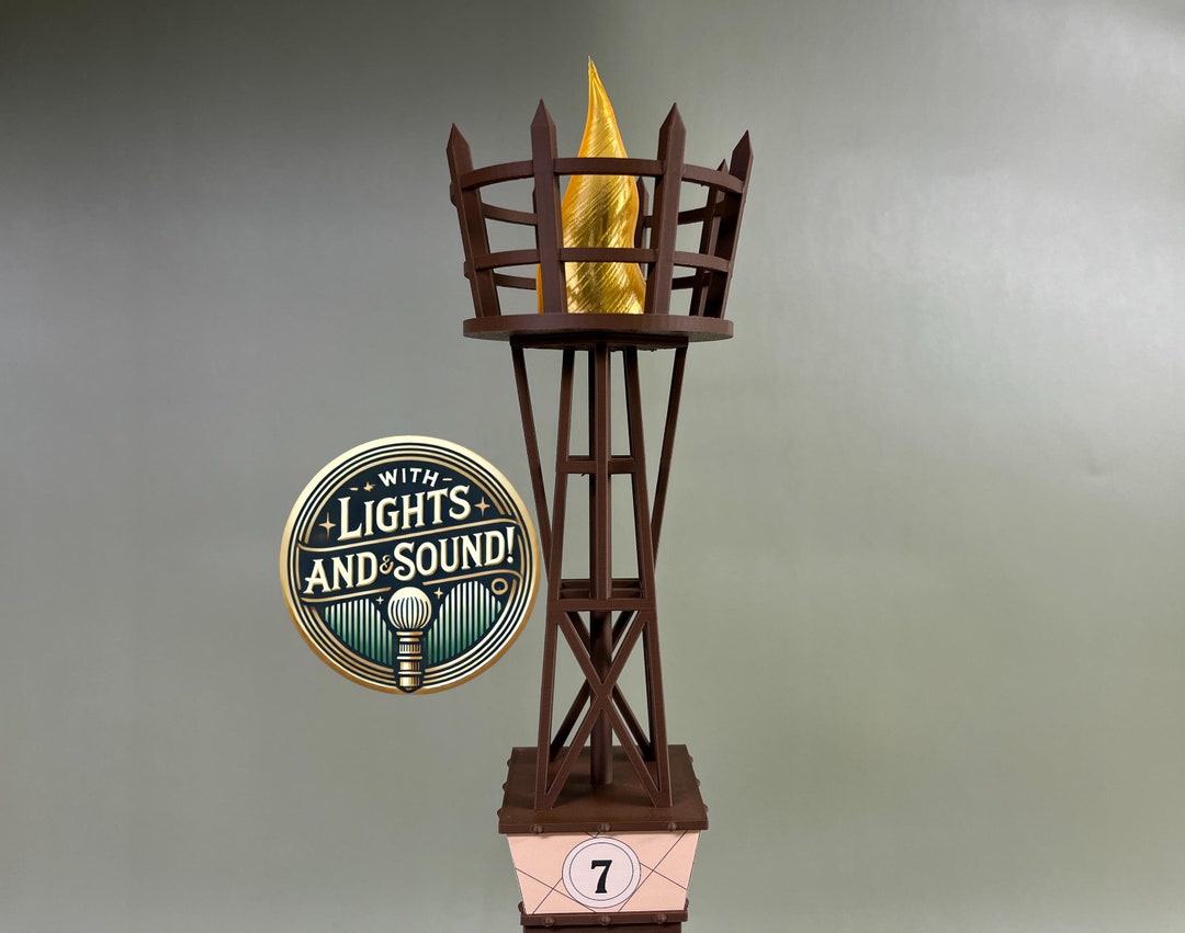 Illuminations Epcot Torch With Flickering LED Flame and Sound! Watch ...