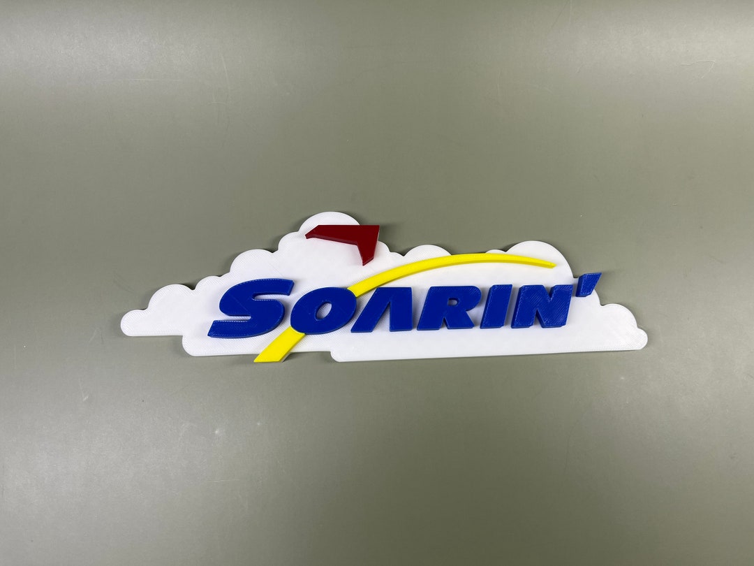Soarin' Sign - Perfect Disney Decor for Fans, Four Colors! - Etsy