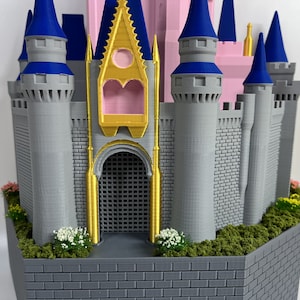 Cinderella Castle 3D Model With Fireworks Projection | Disney ...