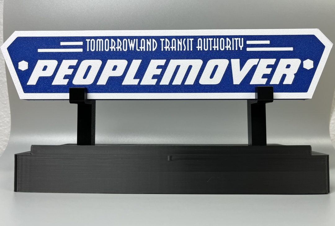Peoplemover TTA Sign With Stand LED Lights and Full - Etsy
