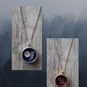 HP Locket Necklace, Wizard Locket Necklace - Etsy
