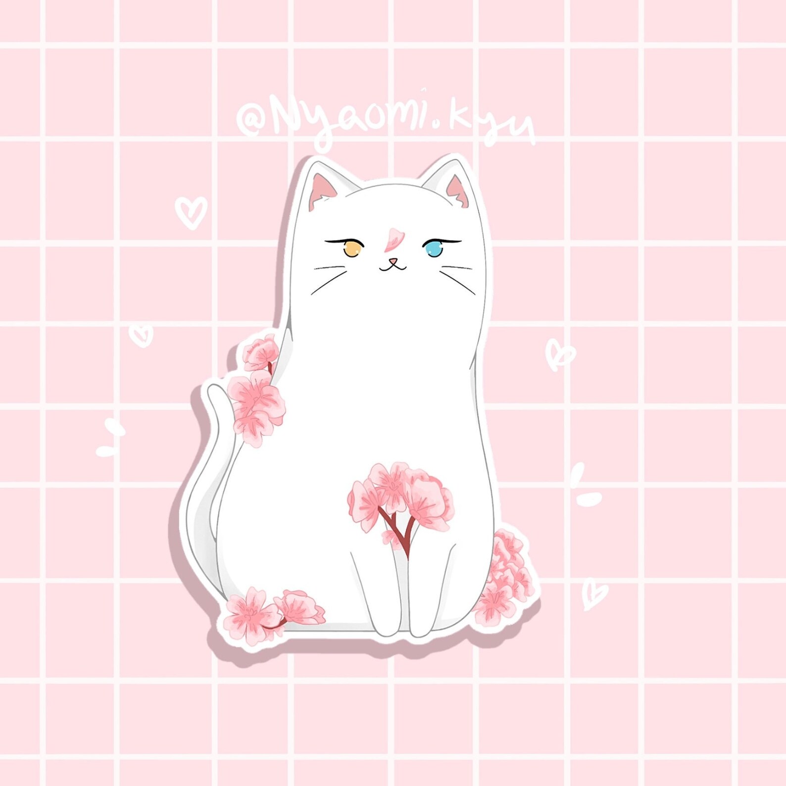 Sakura Theme Weatherproof Stickers Cherry Blossom Stickers - Etsy