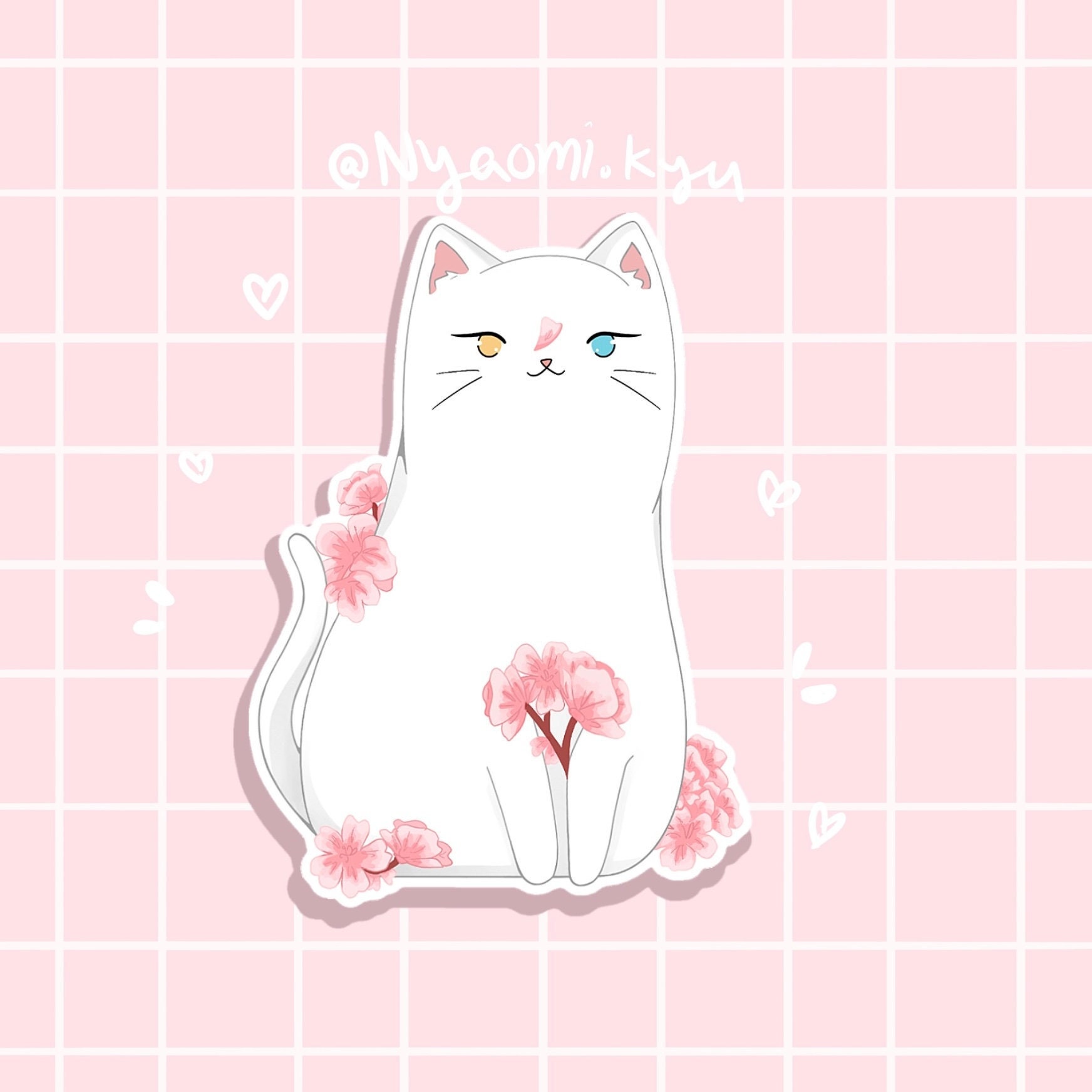 Sakura Theme Weatherproof Stickers Cherry Blossom Stickers - Etsy