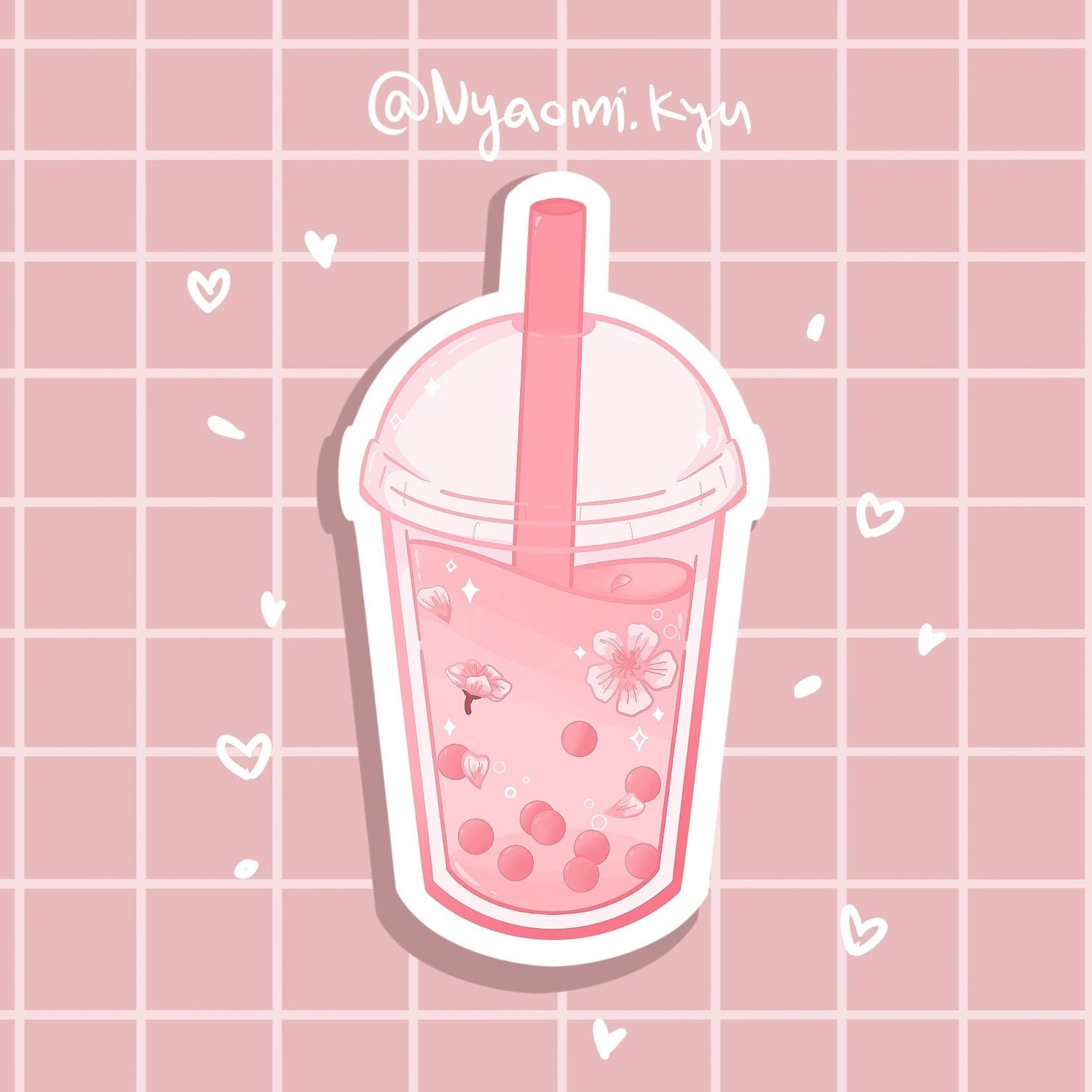 Sakura Theme Weatherproof Stickers Cherry Blossom Stickers - Etsy