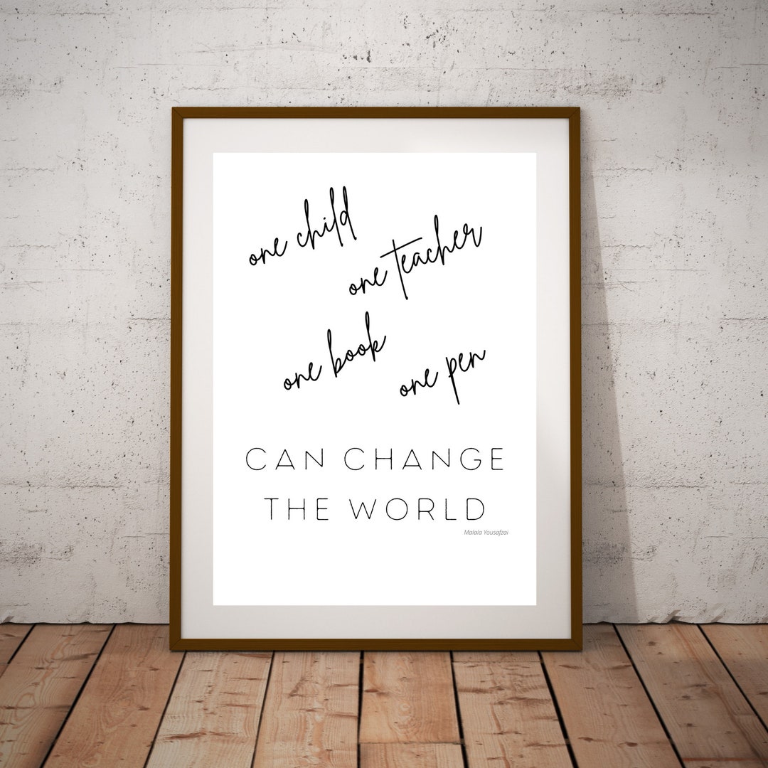 Print for Classroom I Inspiring Quote Print I Printable Wall - Etsy