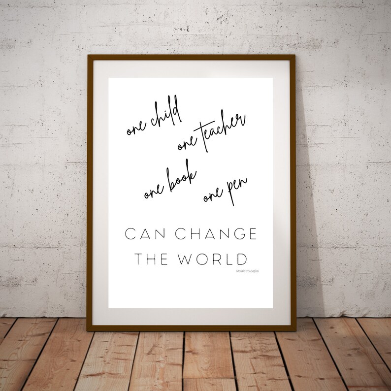 Print for Classroom I Inspiring Quote Print I Printable Wall - Etsy