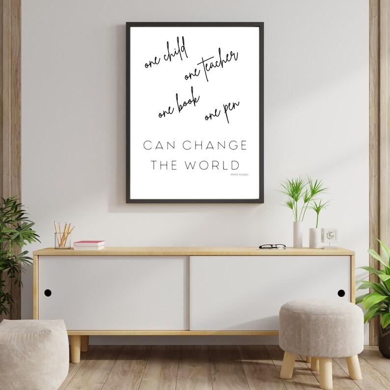 Print for Classroom I Inspiring Quote Print I Printable Wall - Etsy