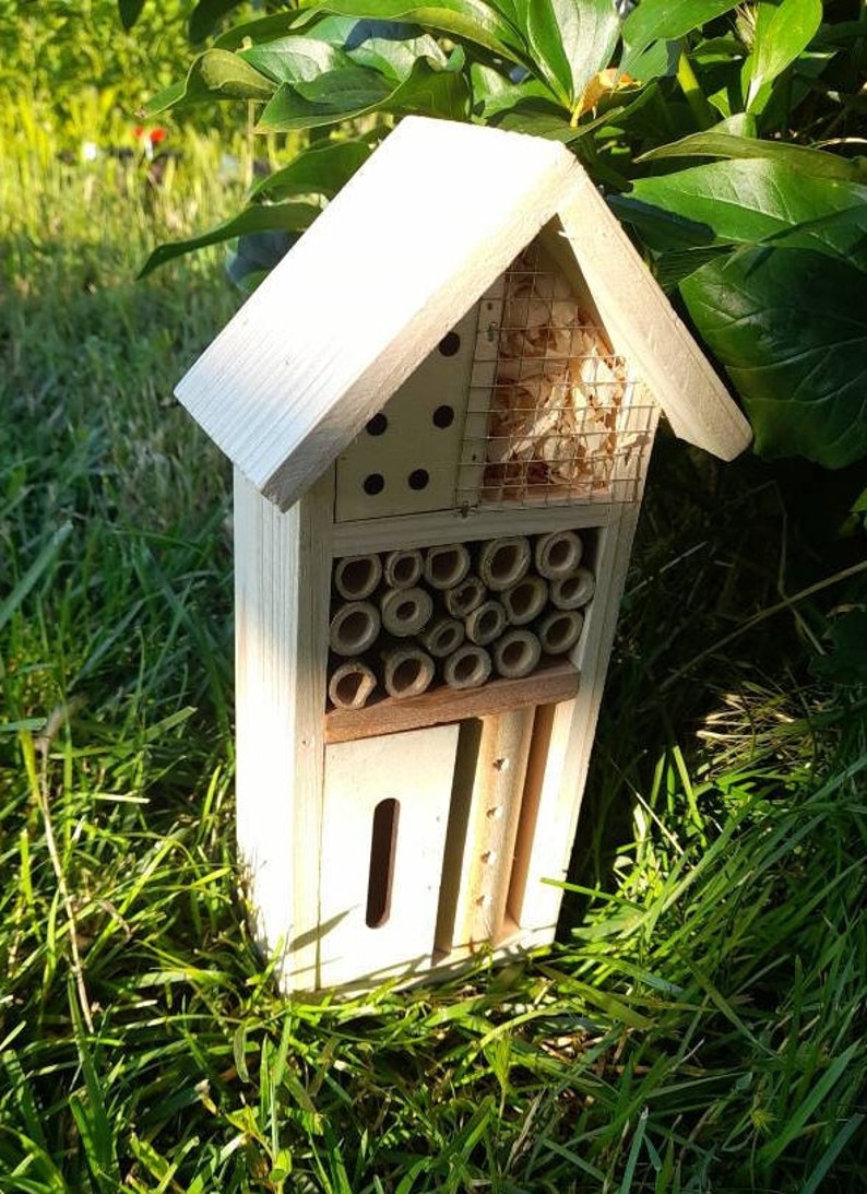 Wooden Insect Hotel, Insect Bird Hotel, House Shated Creepy Crawly ...