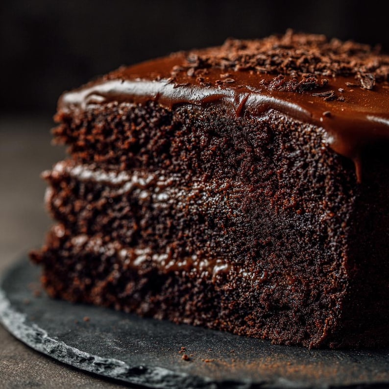 Ultra Moist Chocolate Cake Recipe | Classic Dessert Digital Download - Etsy