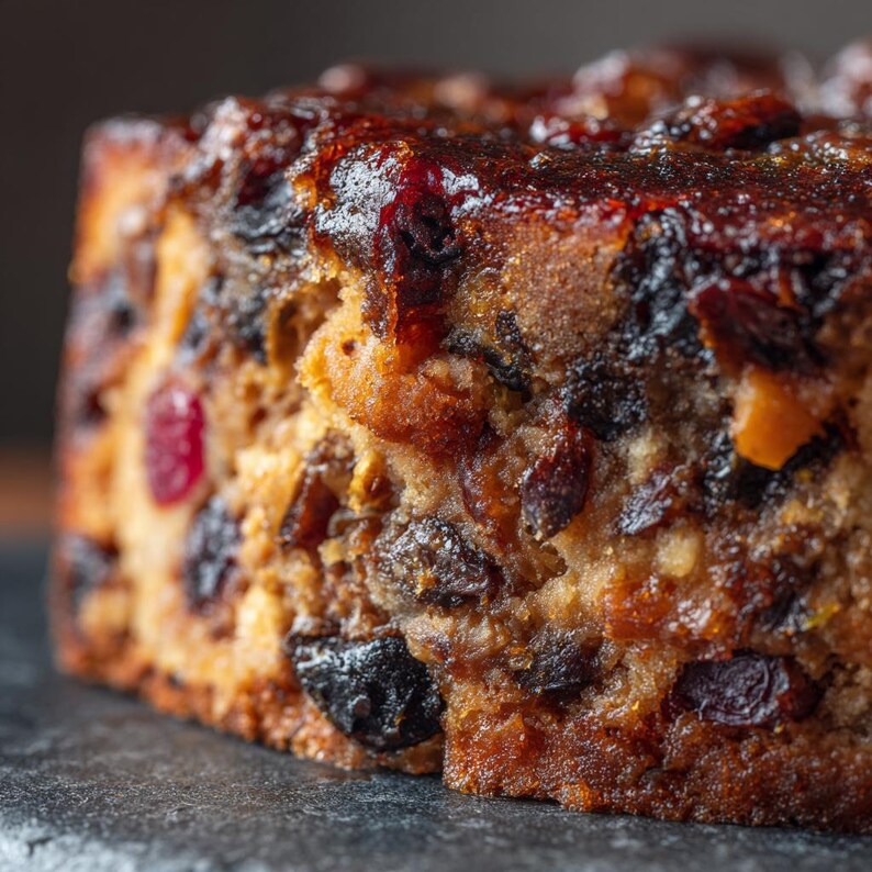 Moist Christmas Fruitcake Recipe – Traditional Holiday Dessert Digital ...