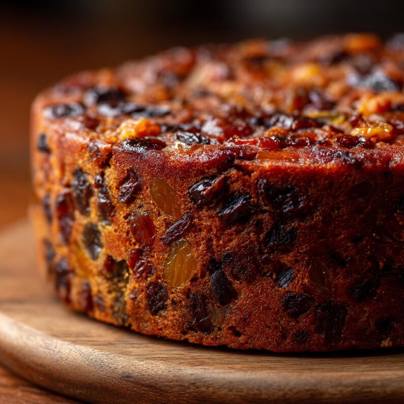 Moist Christmas Fruitcake Recipe – Traditional Holiday Dessert Digital ...